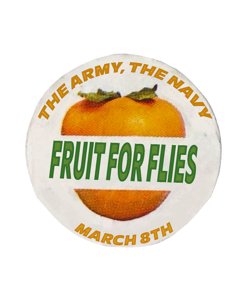 The Army, The Navy / Fruit For Flies Sticker